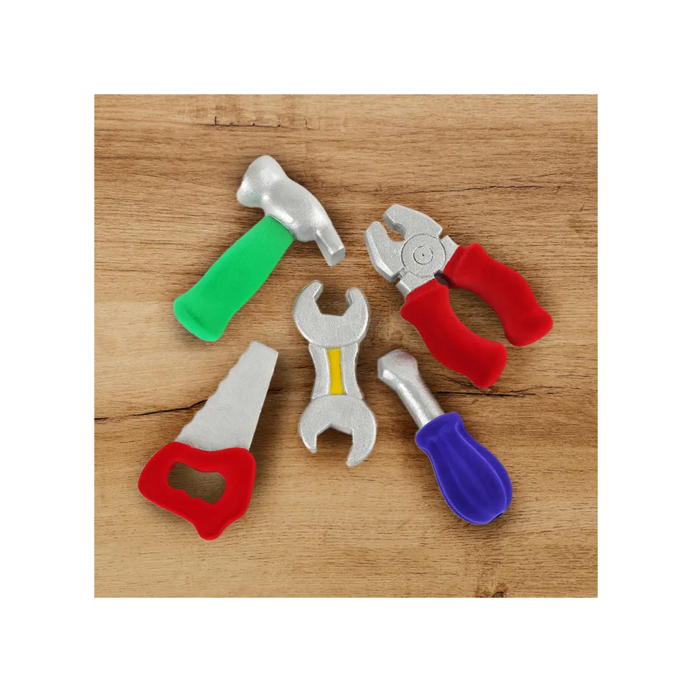 5-Piece Soft Rubber Foam Tool Set - Tadpoles and Tiddlers