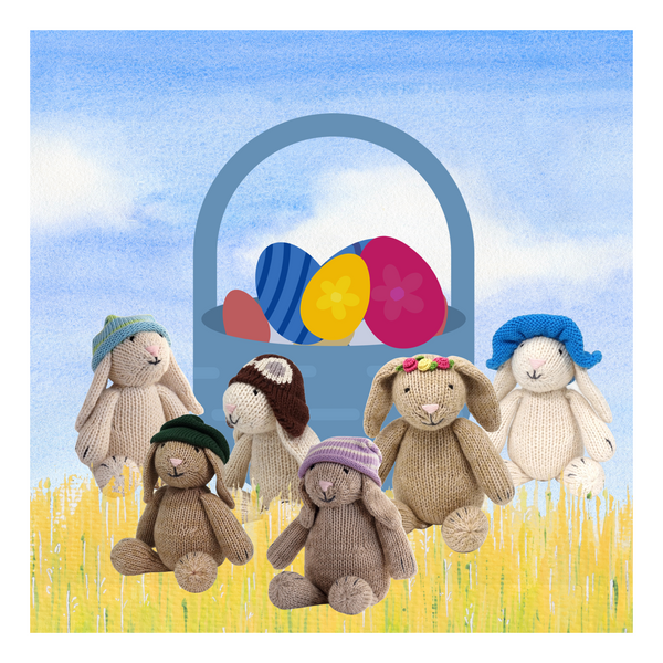 Brown Bunny With Slouch Hat - Tadpoles and Tiddlers
