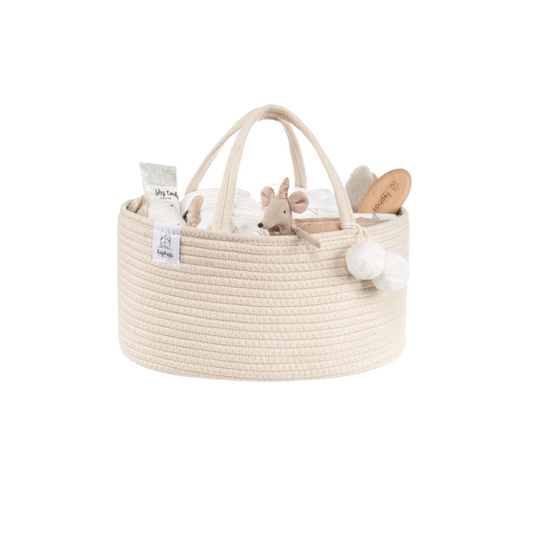 Rope Diaper Caddy - Tadpoles and Tiddlers